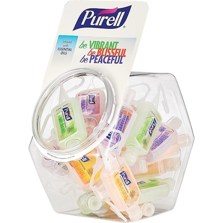 Purell 1 Oz. Advanced Hand Sanitizer Gel Infused with Essential Oils Flip-Cap Bottle 3900-25 ...